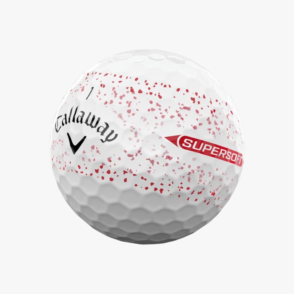 Callaway 25 Supersoft Splatter 360 - Red - The Golf Factory