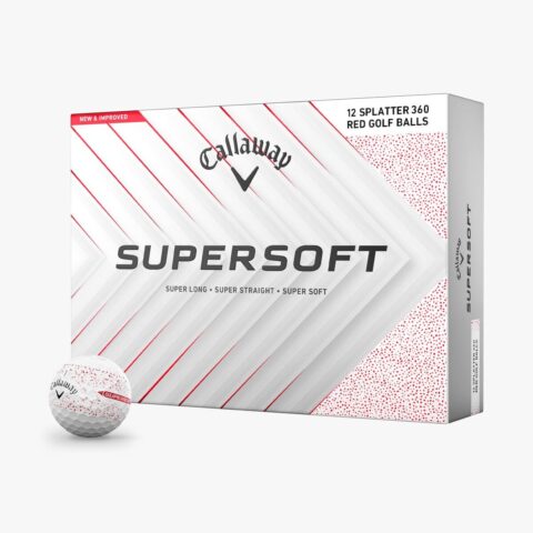 Callaway 25 Supersoft Splatter 360 - Red - The Golf Factory