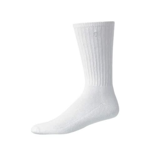 FootJoy 25 ComfortSOF Men's Quarter 3 Pack White Socks - The Golf Factory